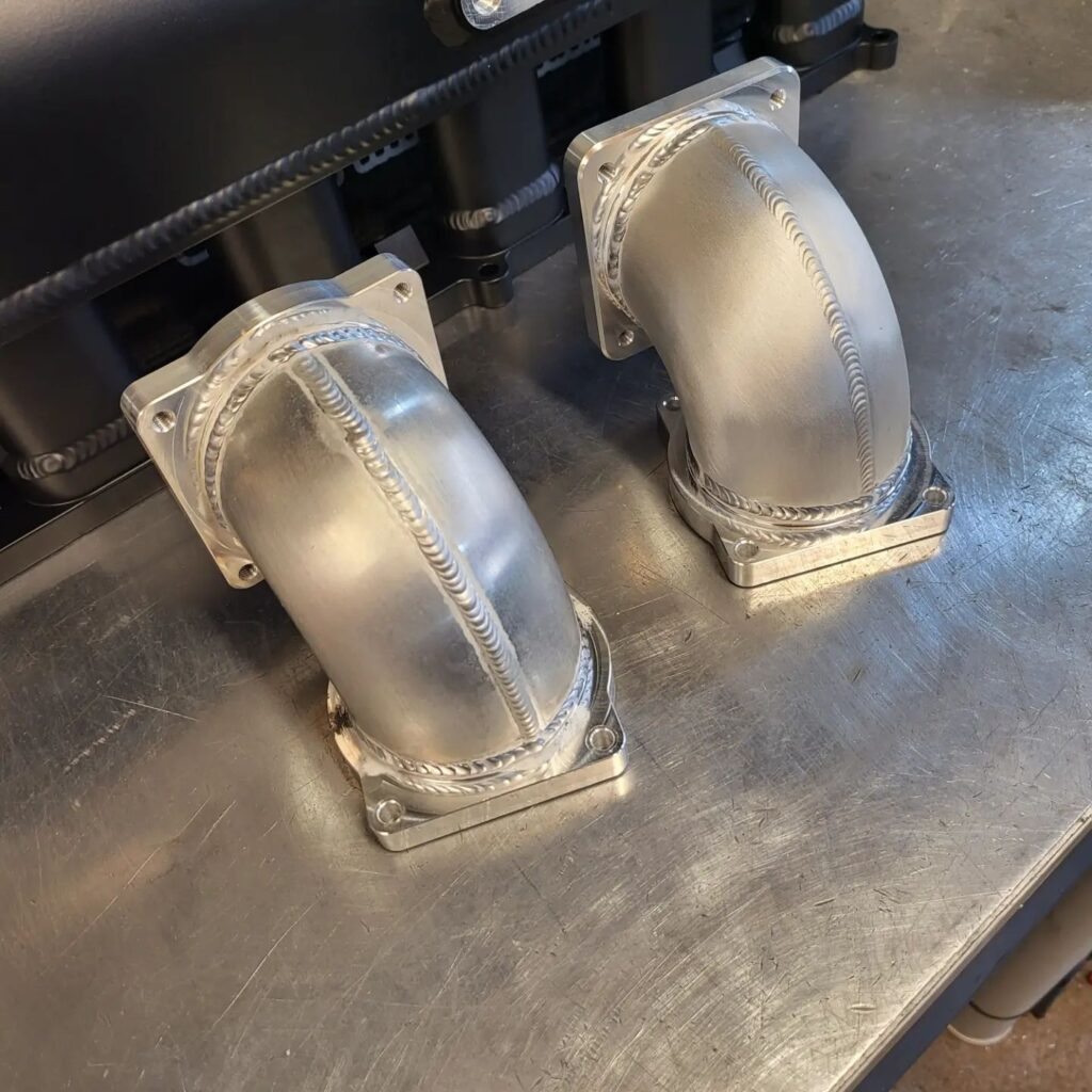Throttle body adaptor elbow – Custom Alloy Welding