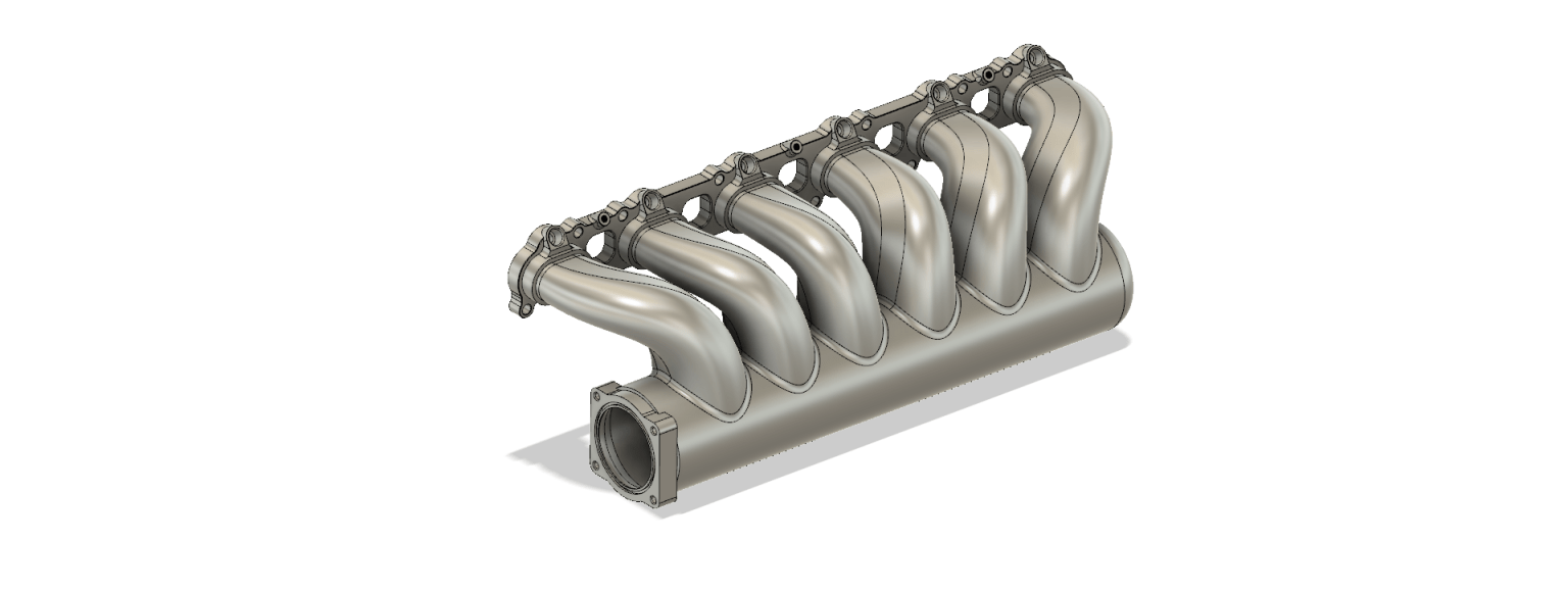 Barra low mount log style intake manifold – Custom Alloy Welding
